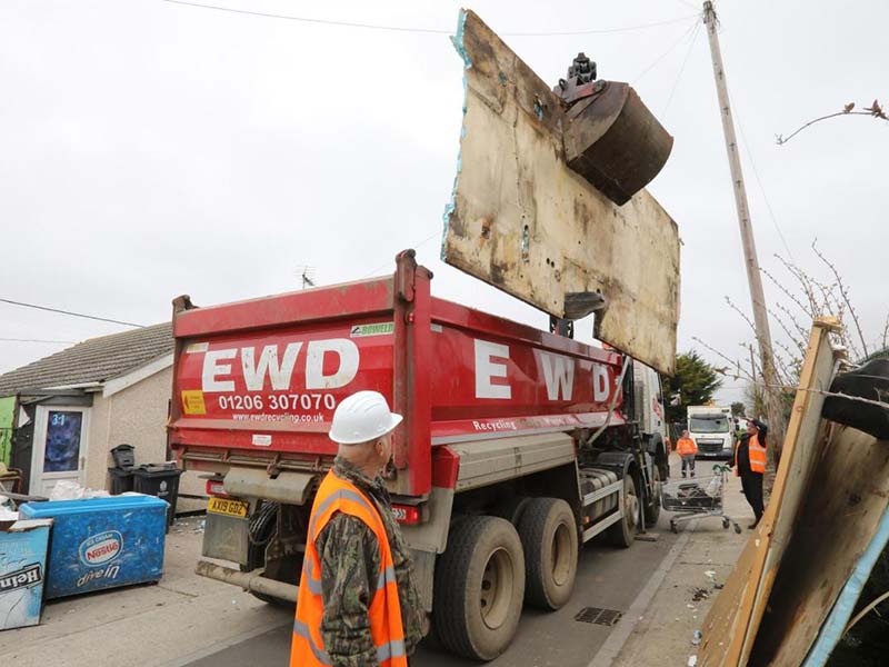 EWD relieves Jaywick residents of waste! - Eastern Waste Disposal